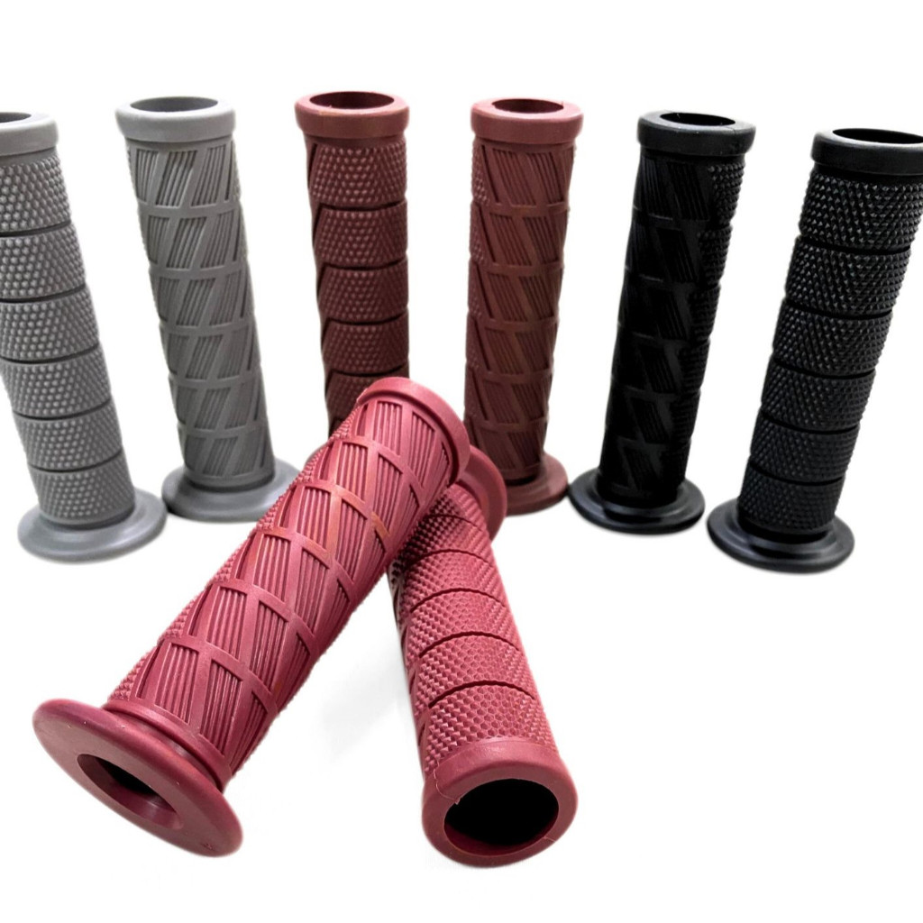 Motorcycle Soft Rubber Handle Grip | Big Hole Universal | Shopee ...