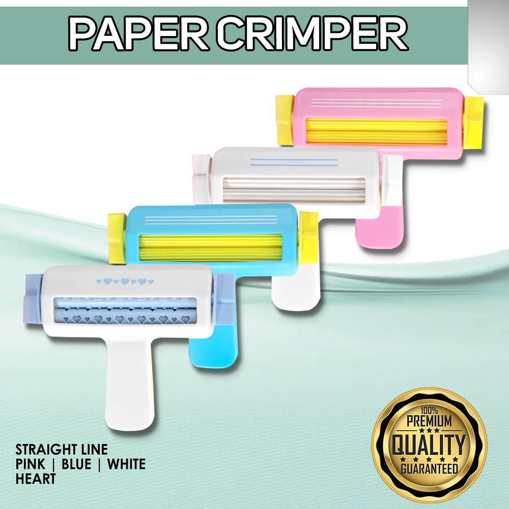 PAPER CRIMPER Pink ( Blue|White |Heart ) | Shopee Philippines