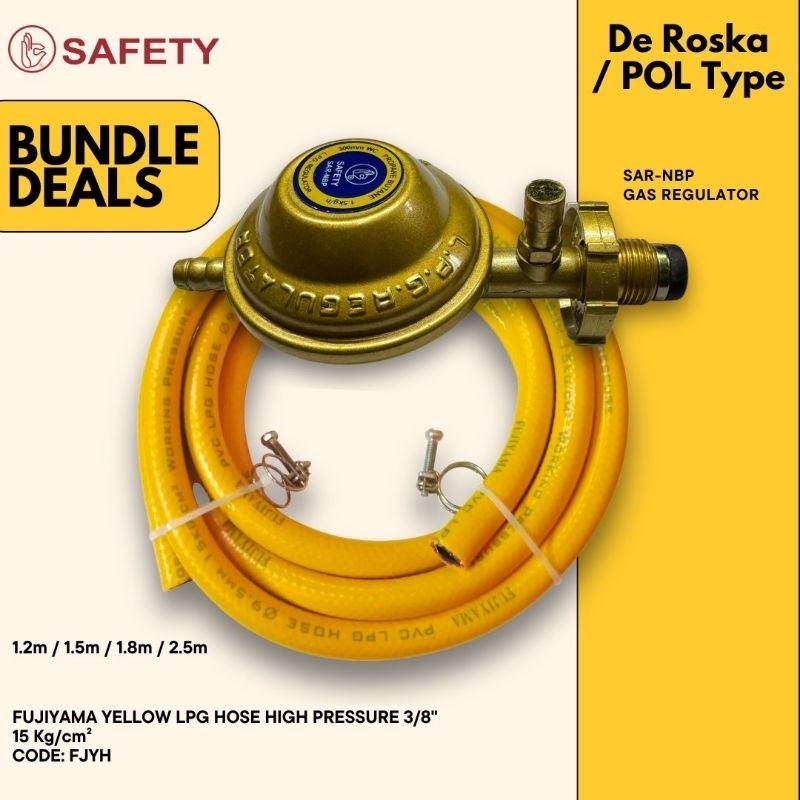 Safety POL Types LPG Regulator w/Push Button Anti Leak Device & Good ...