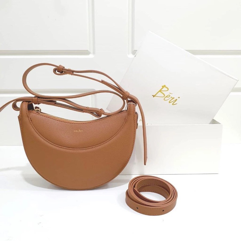 POLENE Leather Bag Shoulder Messenger With Dustbag and Box | Shopee ...