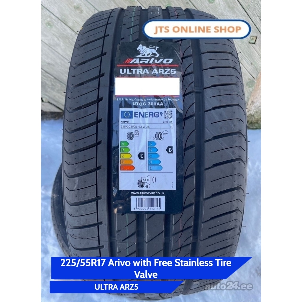 225/55R17 Arivo Ultra ARZ5 with Free Stainless Tire Valve (PRE-ORDER) | Shopee Philippines