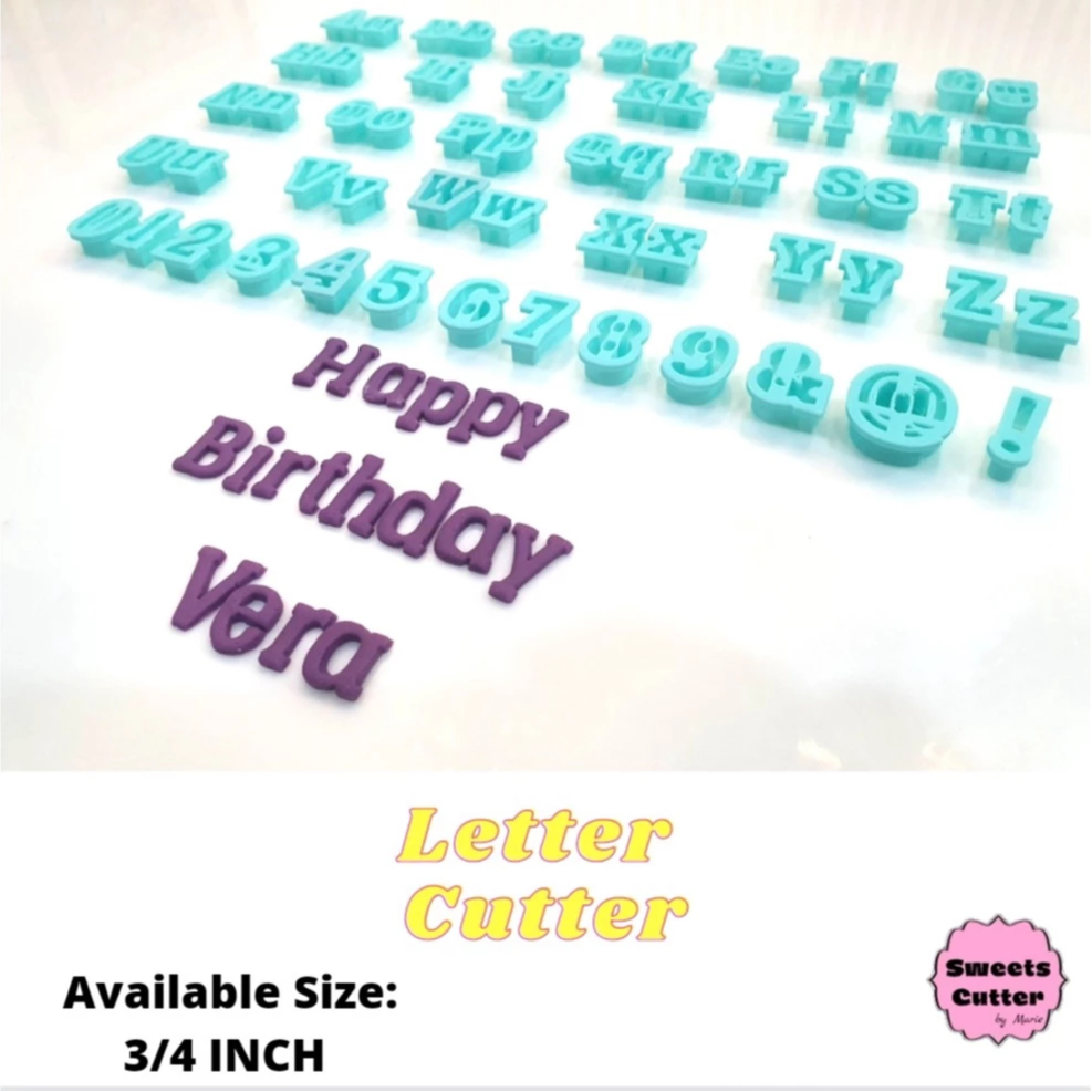 Vera Letter Cutter Stamp Fondant Cake Cookie | Shopee Philippines