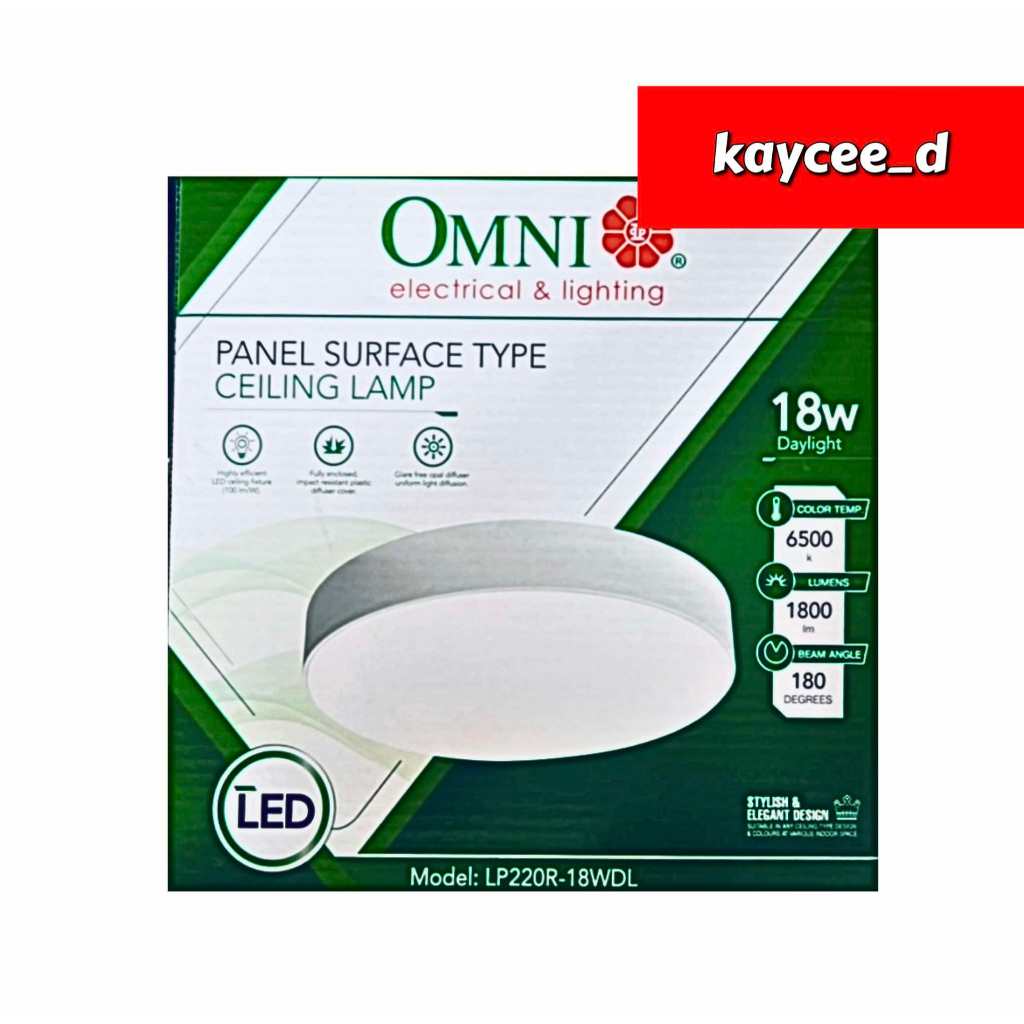 Omni Panel Surface Lamp Type- Ceiling Lamp- LP220R-18W-DL | Shopee ...