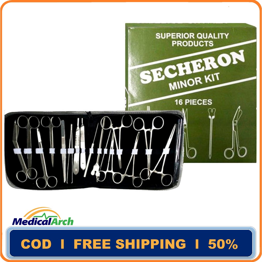 Secheron Minor Kit 16 Pcs or Secheron Dissecting Set 14 Pcs | Shopee ...