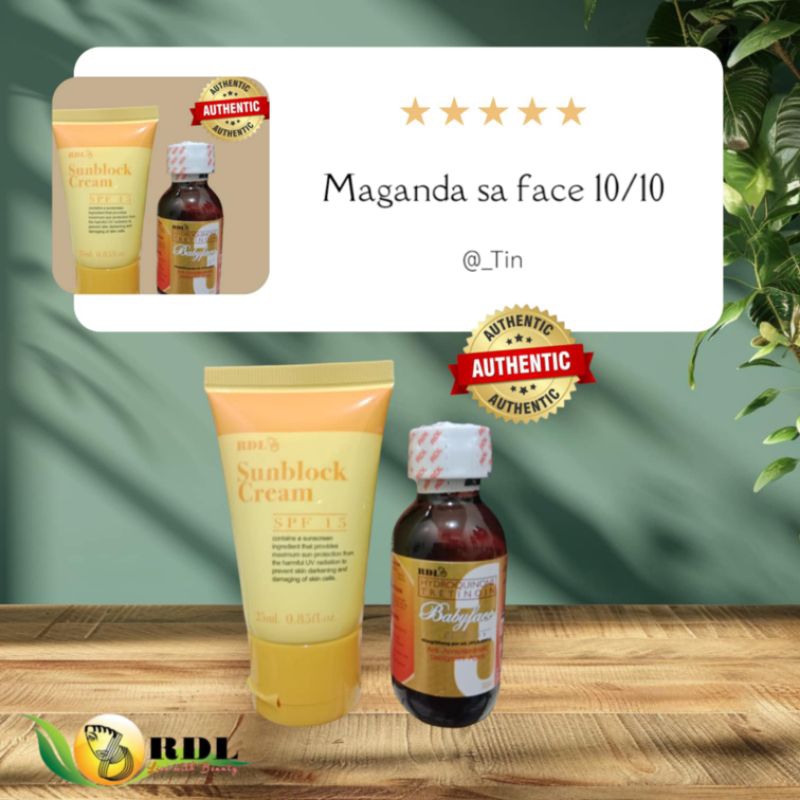 RDL BUDGET SET ASTRINGENT WITH SUNBLOCK | Shopee Philippines