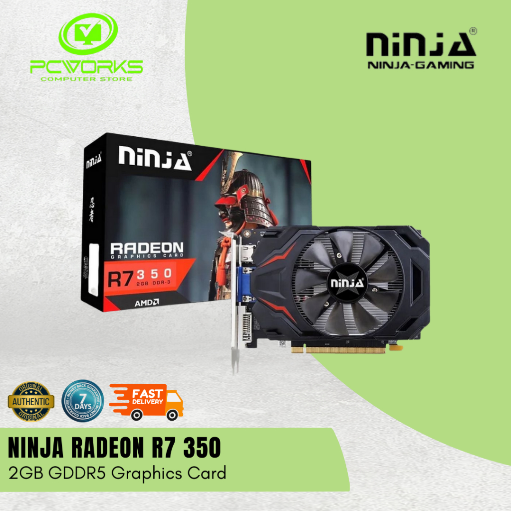 NINJA RADEON R7-350 2GB GDDR5 | Shopee Philippines