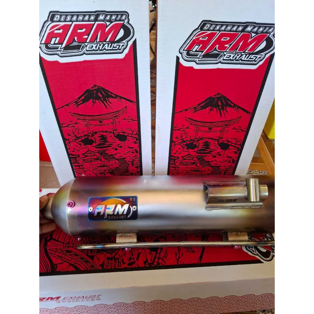 ARM LUSTER V2 KONDOMAN EXAUST AEROX/NMAX/VARIO CLICK/MIO/PCX/CLICK160 ...