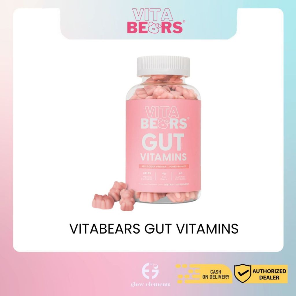 VITABEARS Gut Vitamins Gummies Vita Bears Vegan Collagen Folic Acid ...