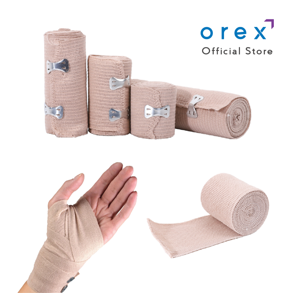 OREX Elastic Bandage 2"x5yds/3"x5yds/4"x5yds/6"x5yds - 1 roll | Shopee ...