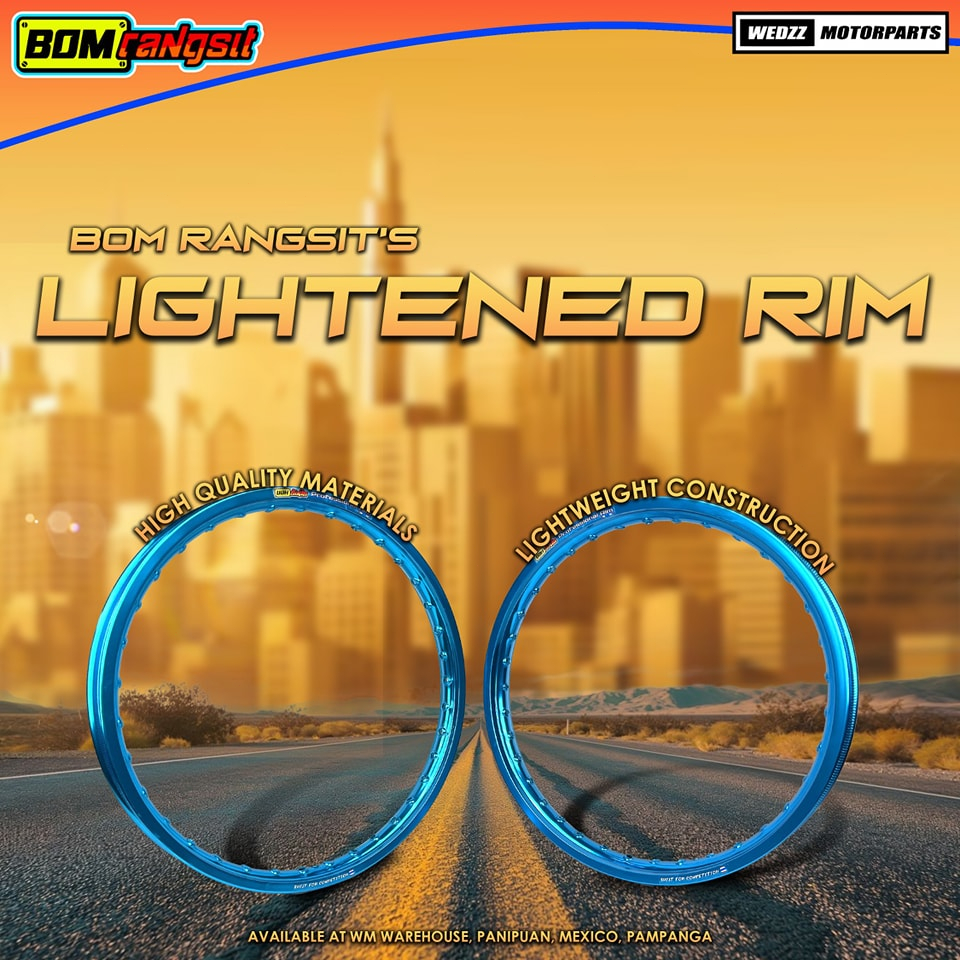 Bom Rangsit Motorcycle Professional Wheel Rim Dual Side Alloy Material ...