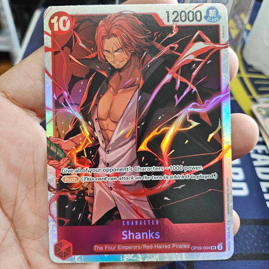 One Piece TCG [ENGLISH] OP09-004 SR Shanks [ENGLISH VERSION] | Shopee Philippines