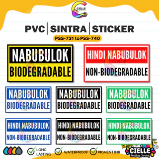 Shop non biodegradable signage for Sale on Shopee Philippines