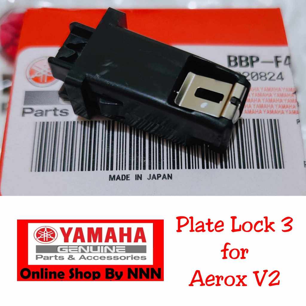 PLATE LOCK 3 FOR AEROX V2 OR LOCK FOR LID/LEG SHIELD YAMAHA GENUINE ...