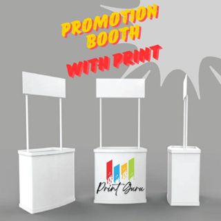 Printing and Collapsible PP Promotion Booth 800mm x 2-meter Height ...