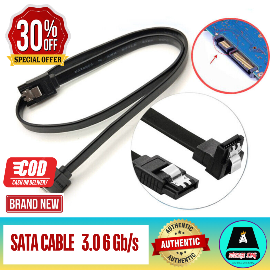 High Speed SATA 3.0 Cable SATA III 6GB/s For PC and Laptop | Shopee ...