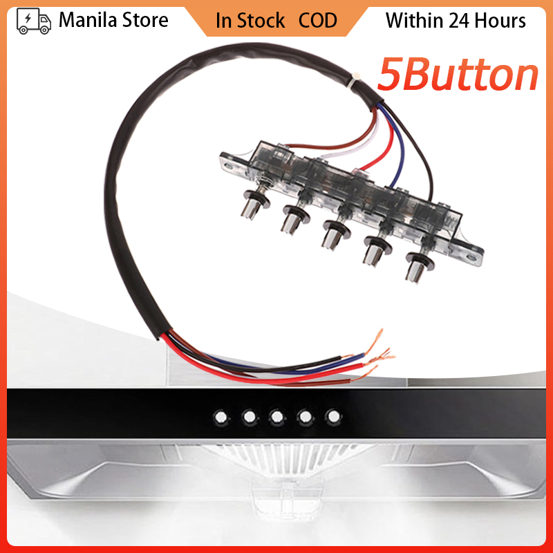 Universal Range Hood Switch 5 Button Switch Range Hood Control Board ...