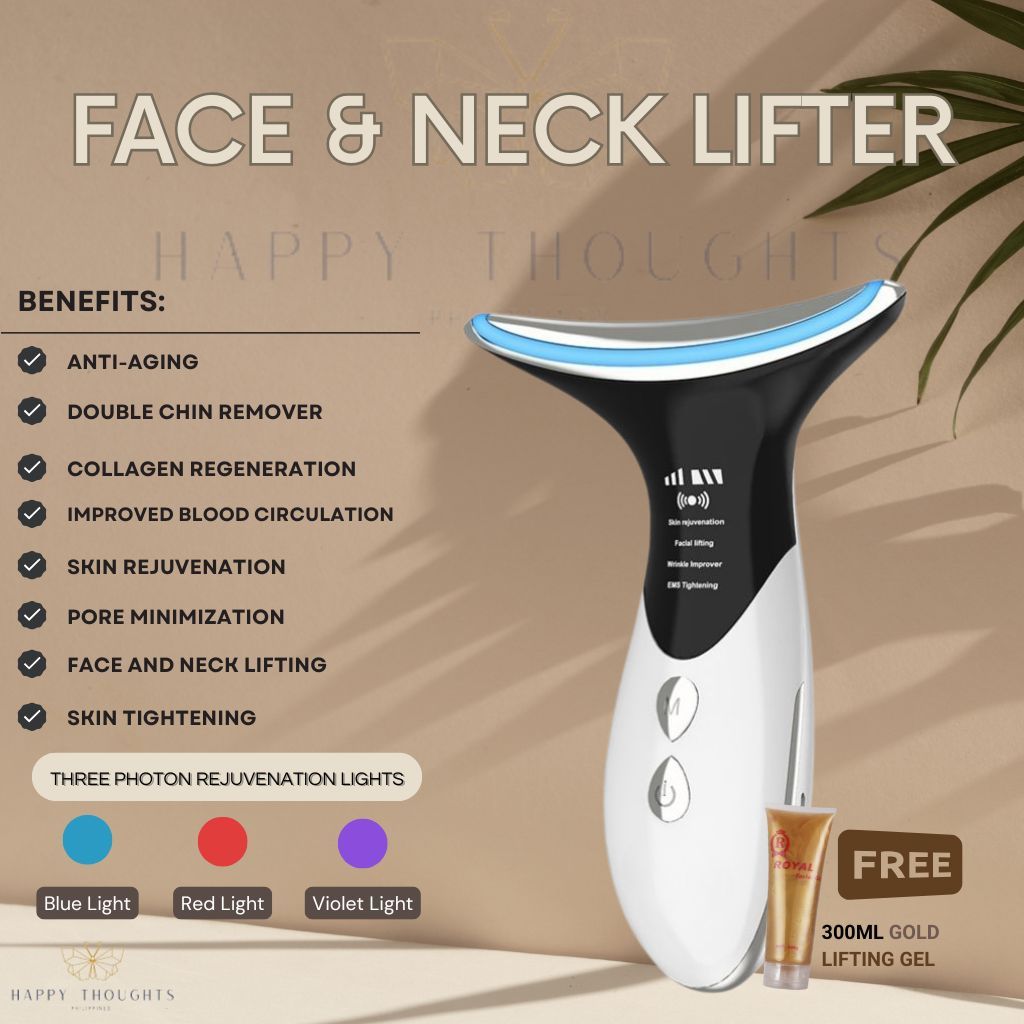 Face & Neck Massager Device for Lifting Firming V-Face Shaping Wrinkle ...