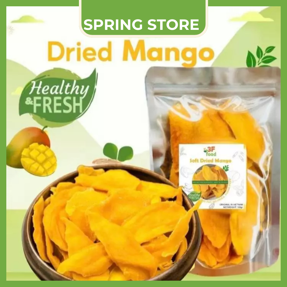 DELICIOUS DRIED MANGO 3F FOODango Dried Fruit Natural 100% Import large ...