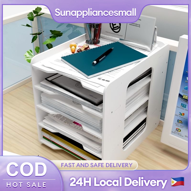 File storage rack desktop storage office desk storage rack multi-layer ...