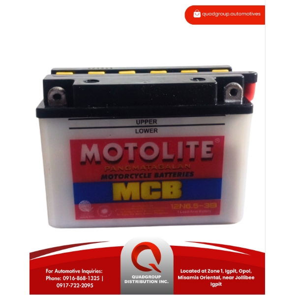 Motolite 12N6.5 - LM (SOLUTION NOT INCLUDED) | Shopee Philippines