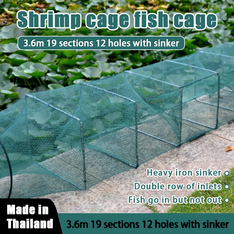 Shrimp Trap Large professional folding fishing Thickening Green fish ...