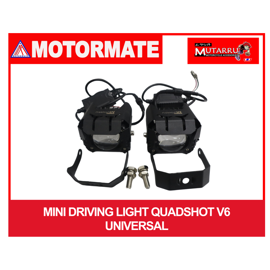 MUTARRU Mini Driving Light V6 Quadshot/V2 Universal | Shopee Philippines