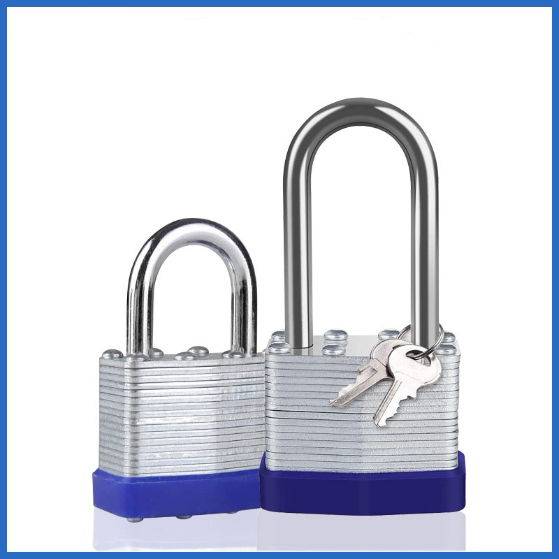 Laminated steel padlock with copper core 30MM/40MM/50MM long and short ...