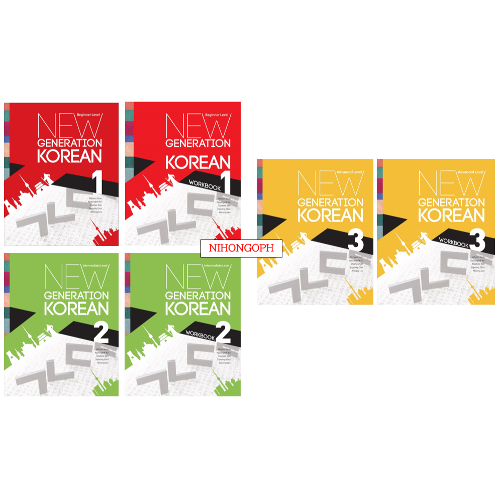 New Generation Korean Beginner | Advance | Intermediate Level 1-3 ...