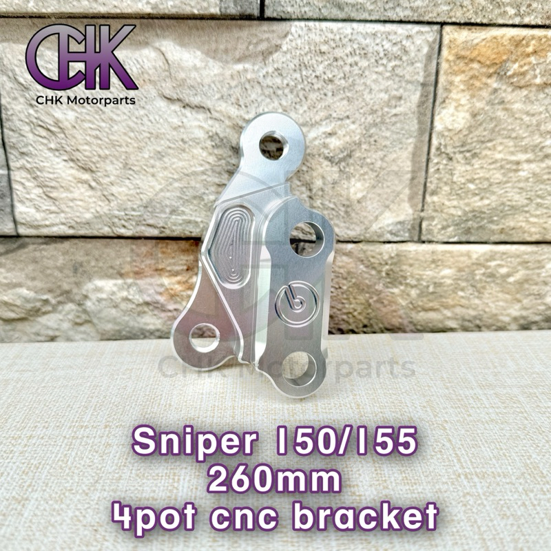 Sniper 150/155 4pot CNC Bracket for 260mm Brake Disc (Bracket only ...