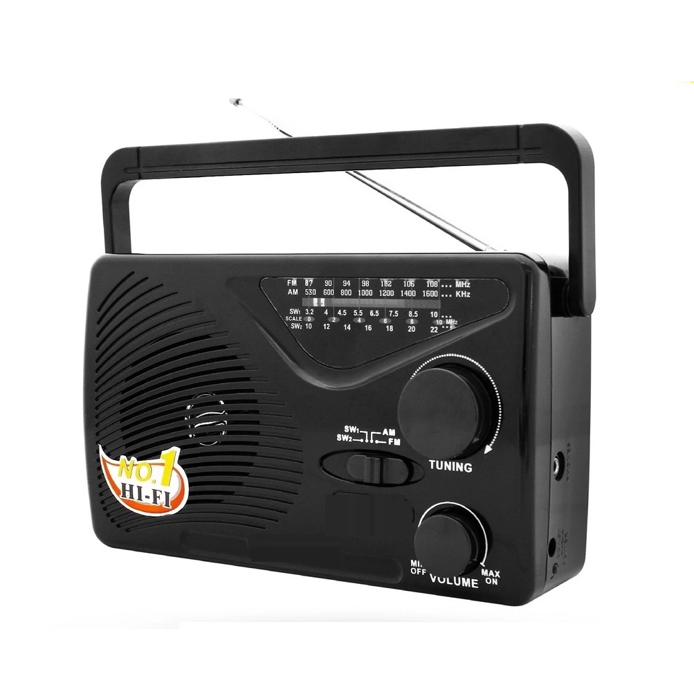 moosor KUKU AM-5528 Portable Radio transistor AM FM SW 4Band Radio HI ...