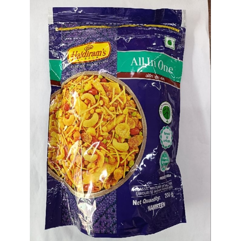 haldirams all in one 200g Indian snacks crunchy | Shopee Philippines