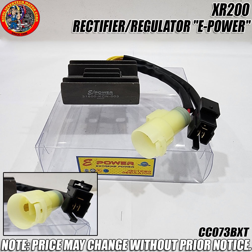 RECTIFIER/REGULATOR "E-POWER" XR200 (CC073BXT) | Shopee Philippines