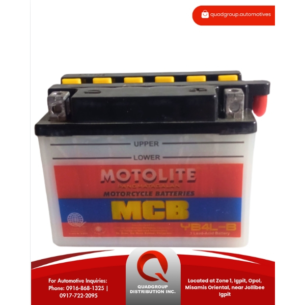 Motolite YB4L-B LM MCB Wet Charge (SOLUTION NOT INCLUDED) | Shopee ...