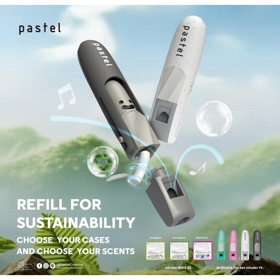 New Pastel CASE Refillable Pocket Inhaler CASE ONLY | Shopee Philippines