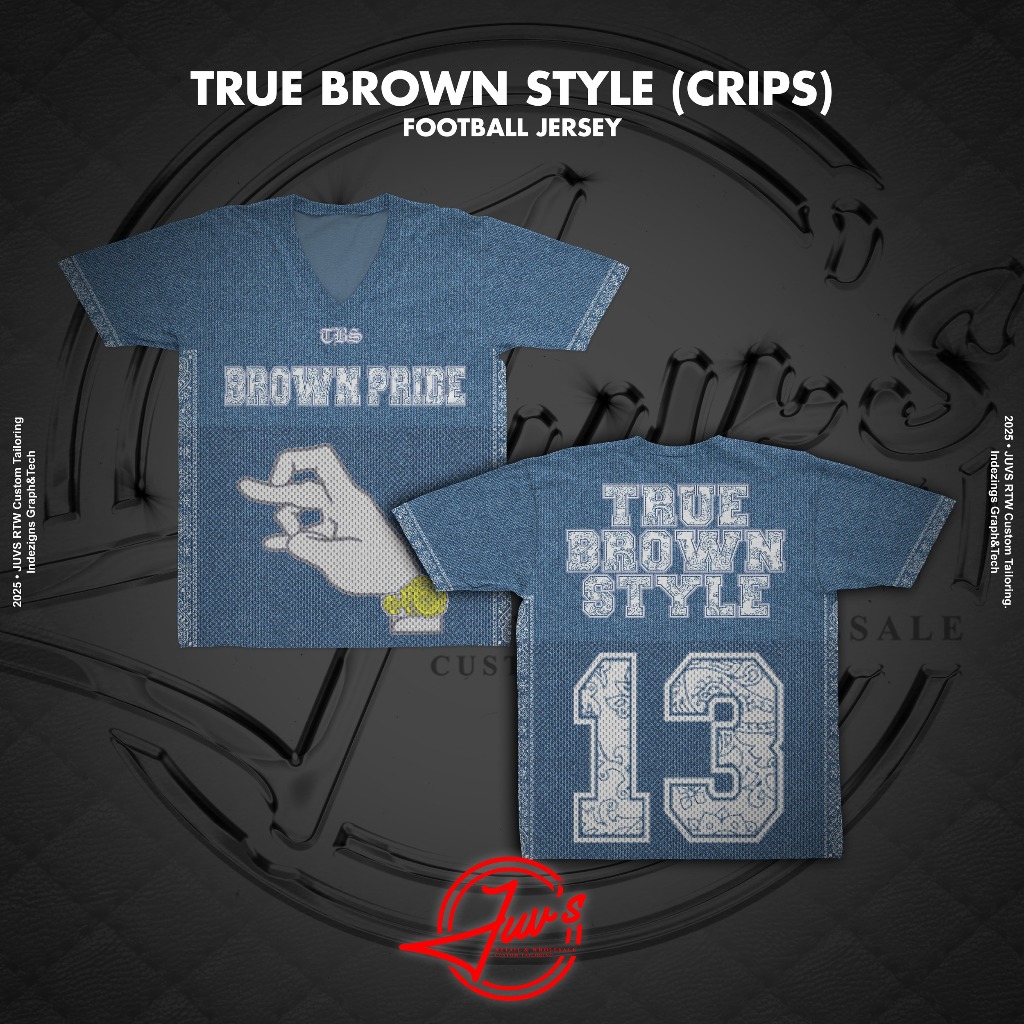 True Brown Style (CRIPS) (Sublimation Version) | Shopee Philippines