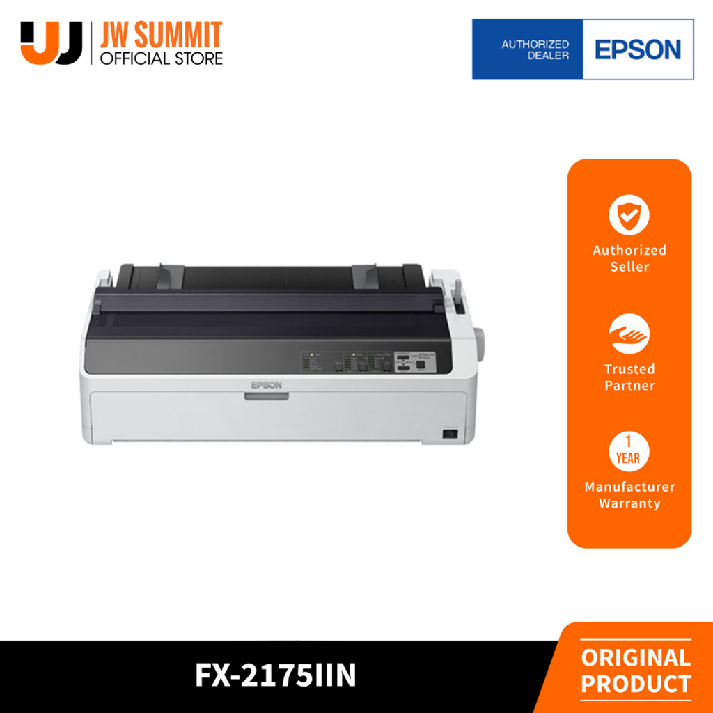 Epson FX-2175IIN C11CF38506 USB 2.0 Bi-directional Parallel Supported ...