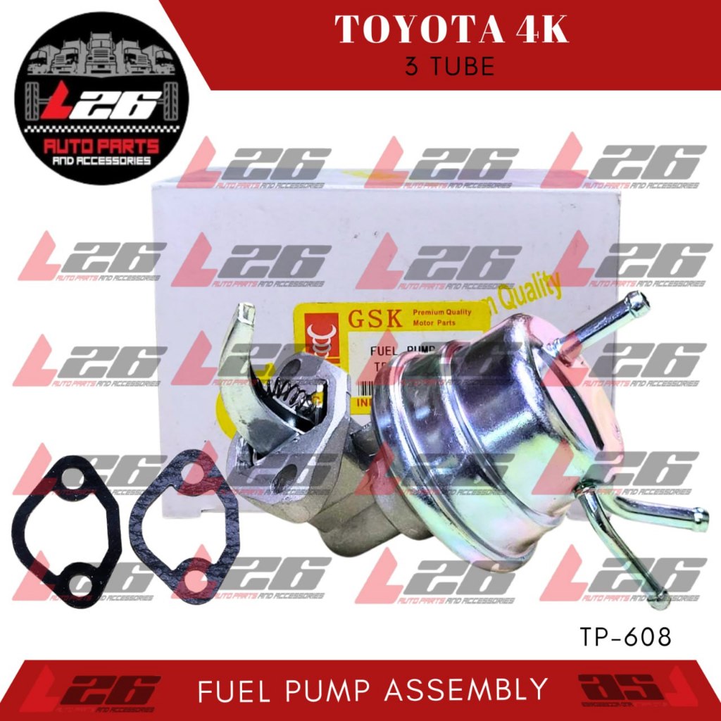 Toyota 4K Fuel Pump Assembly with gasket 3 Tube TP-608 GSK BRAND | Shopee Philippines