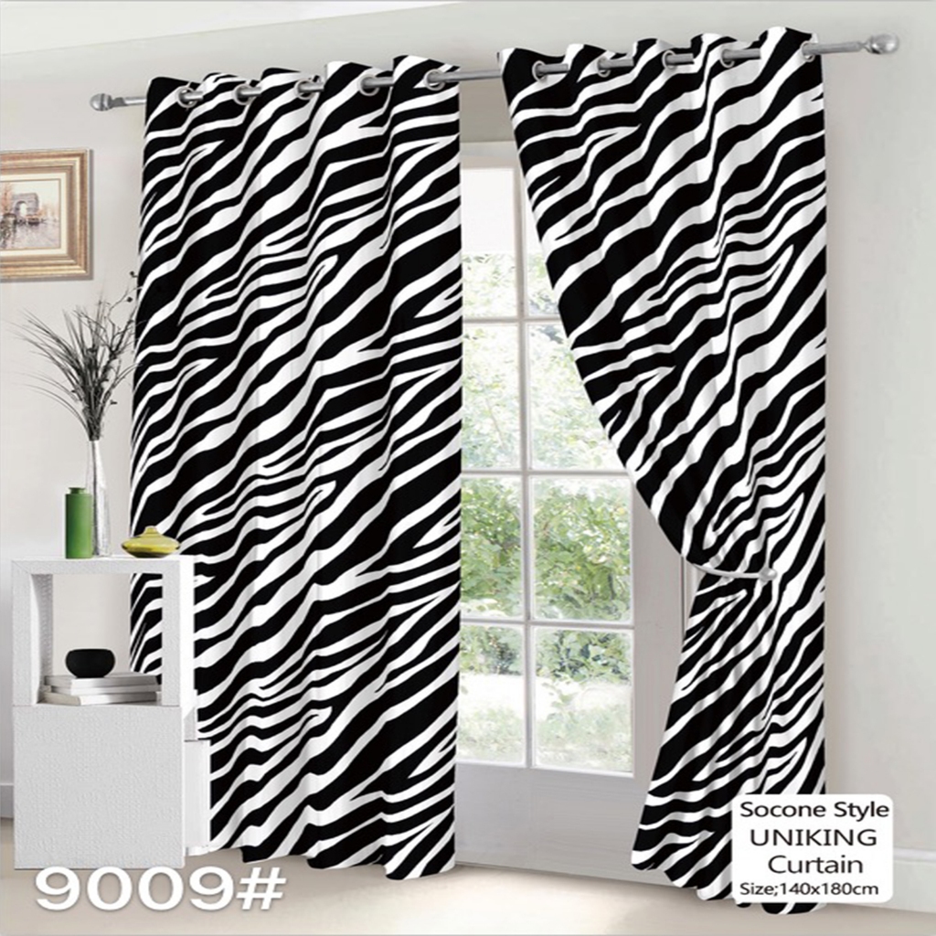 Tiger Curtain No Ring 130cm*200cm 1pcs | Shopee Philippines