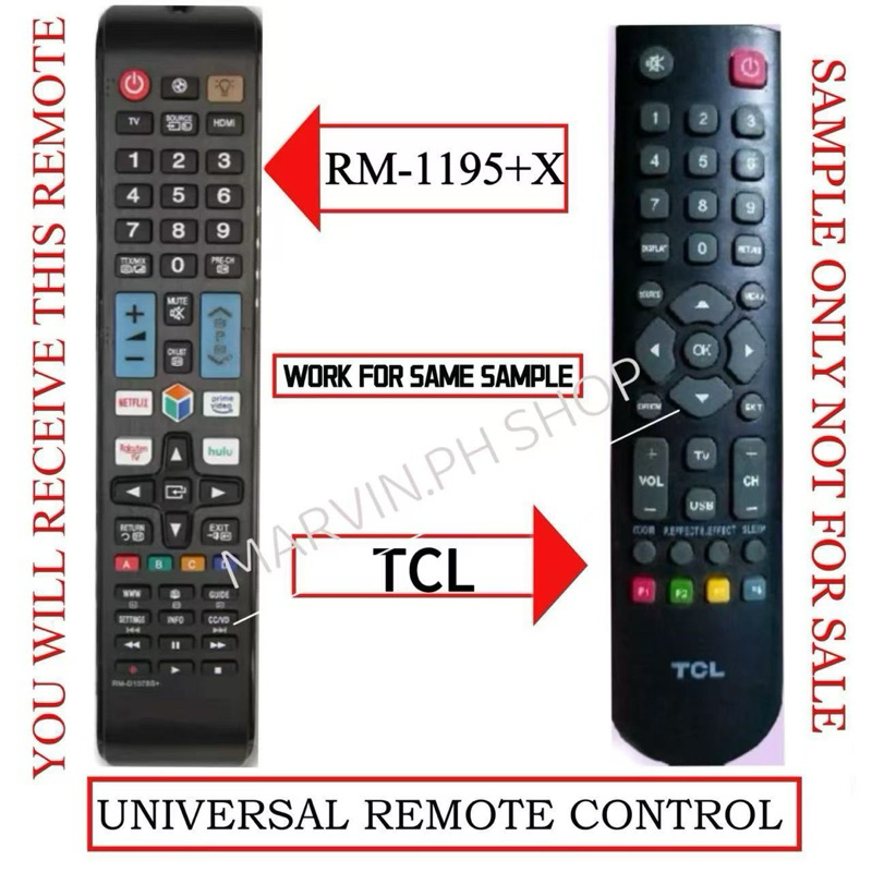 ready to use TCL smart tv remote,universal,100% na gagana sa tv mo ...