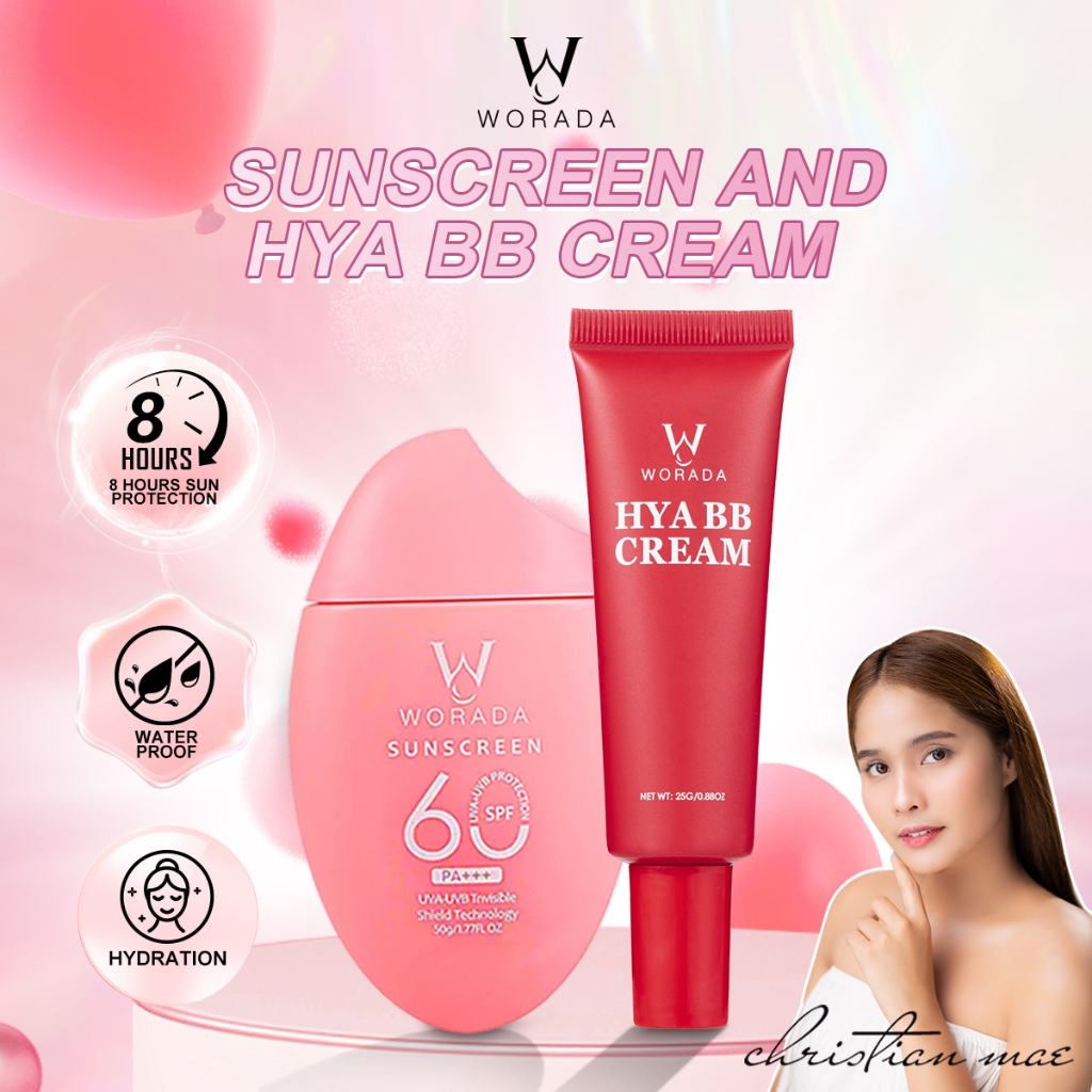 FDA Approved WORADA SPF 60 Facial Whitening Sunscreen and waterproof ...