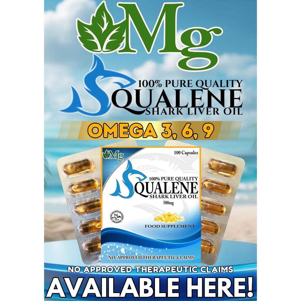 MG SQUALENE SHARK LIVER OIL [1/PAD] | Shopee Philippines