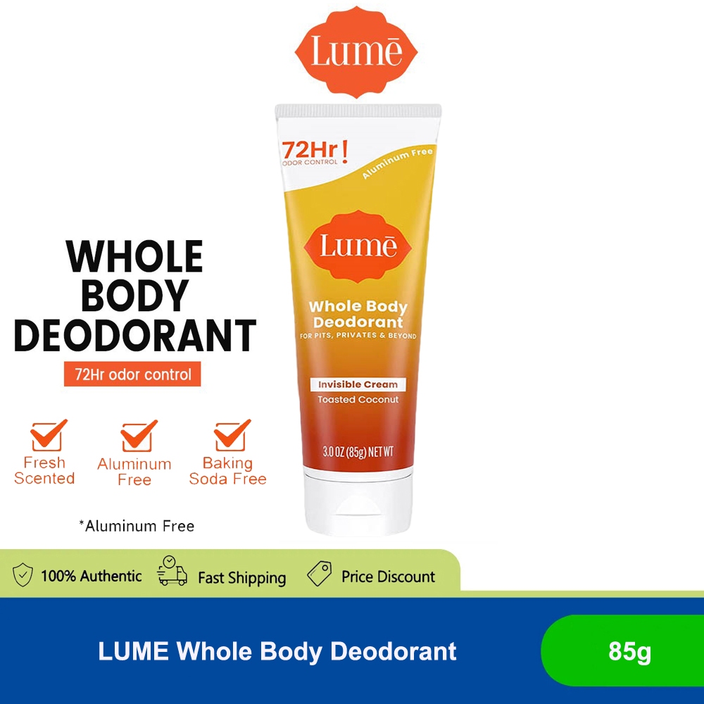 Lume Invisible Cream Whole Body Deodorant Naturally Scented For Woman ...
