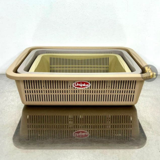 Uniplus Morandi Rectangular Strainer Colander Drainer Basket /Salaan ...