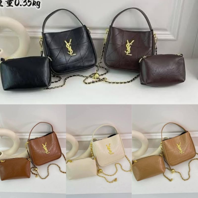 ysl 2 in 1 set bag with box | Shopee Philippines