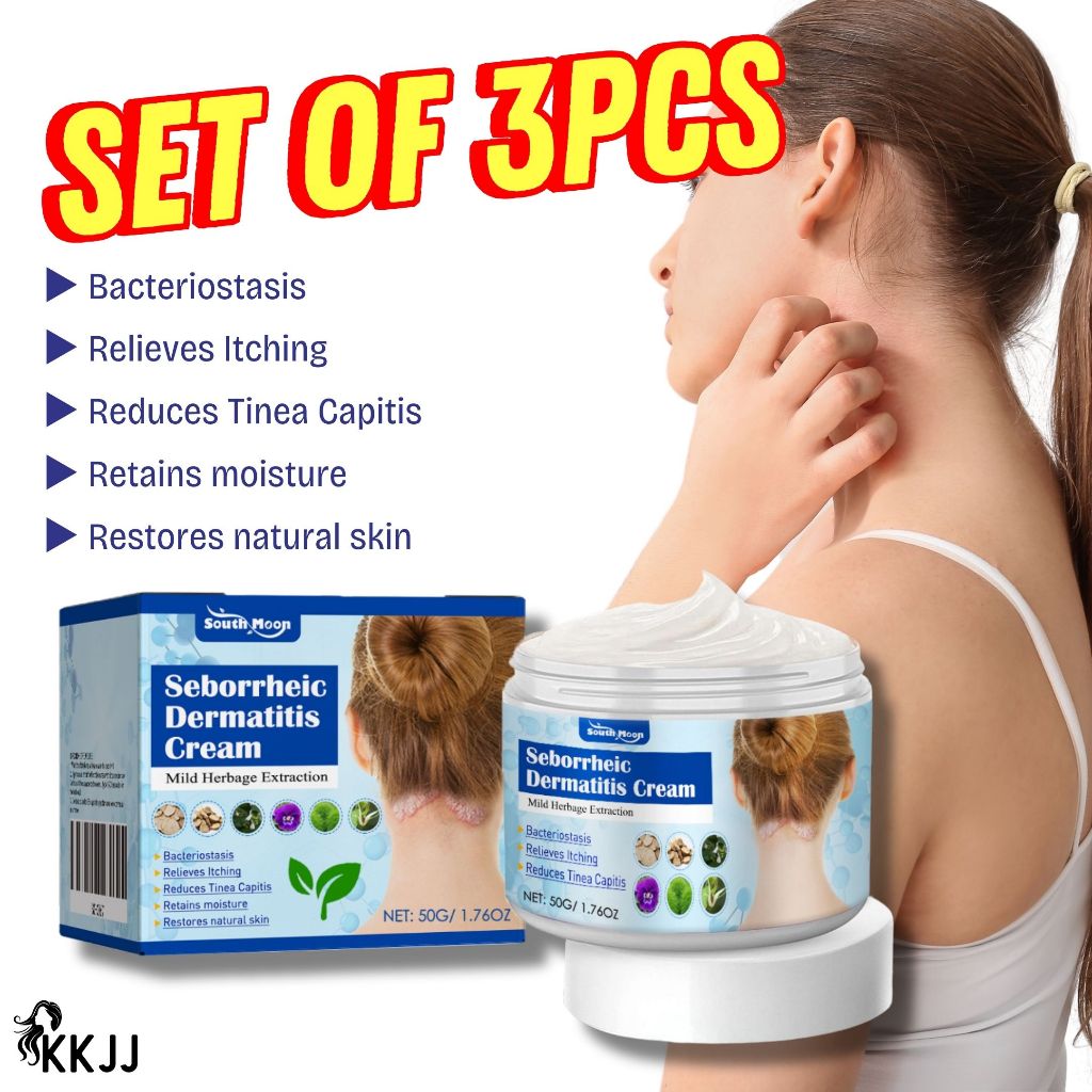 KKJJ Seborrheic Dermatitis Anti Bacterial Eczema Cream for Scalp Anti ...
