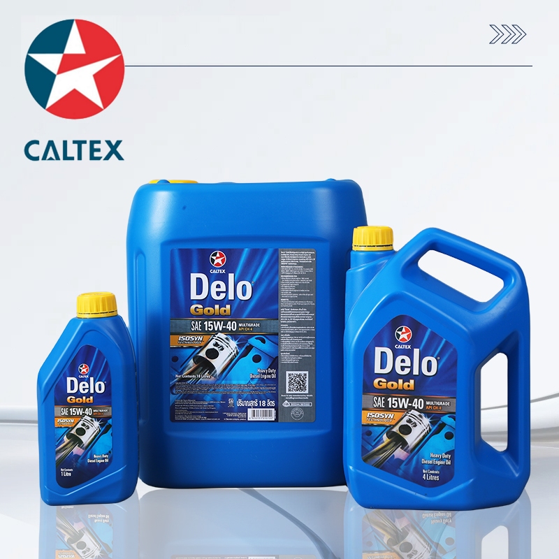 Caltex Delo Gold Ultra 15w40 4L-18L Pail Multigrade API CH-4 Heavy Duty ...