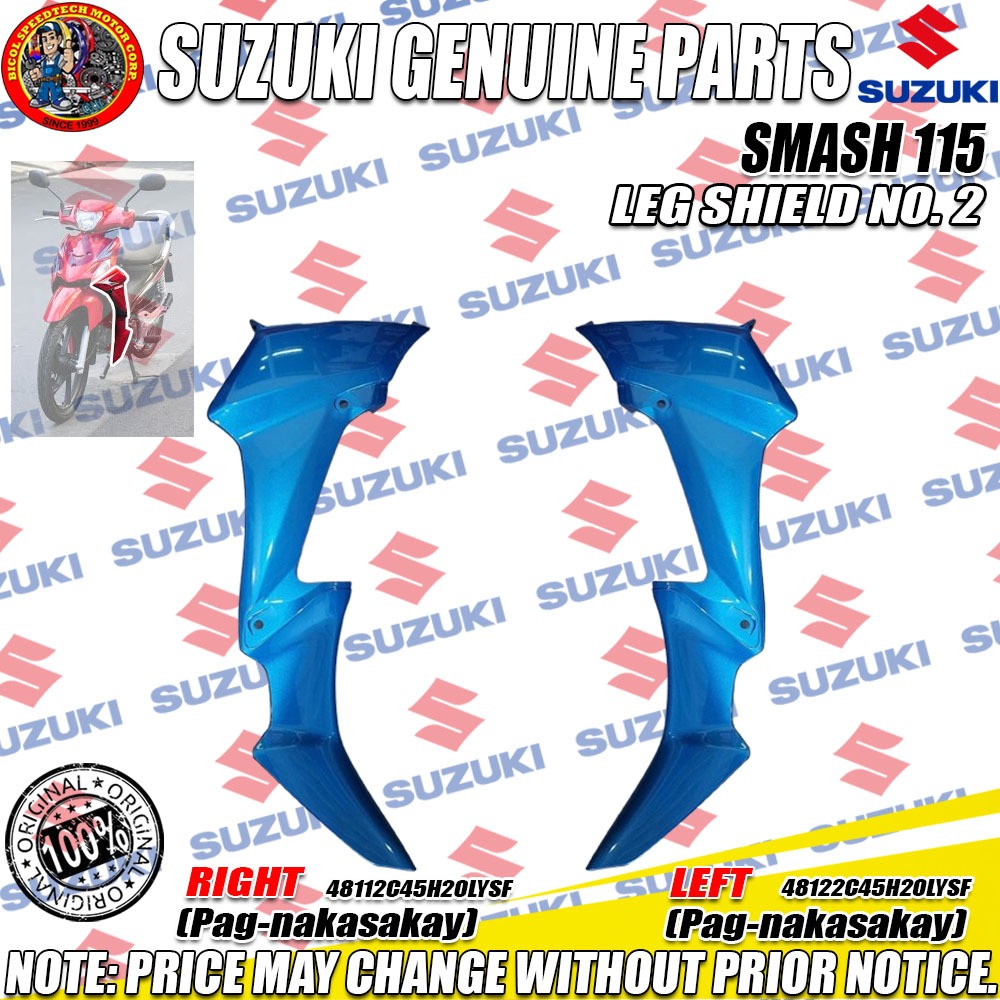 SMASH 115 LEG SHIELD NO. 2 (SGP) (GENUINE: Left- 48122C45H20L / Right ...