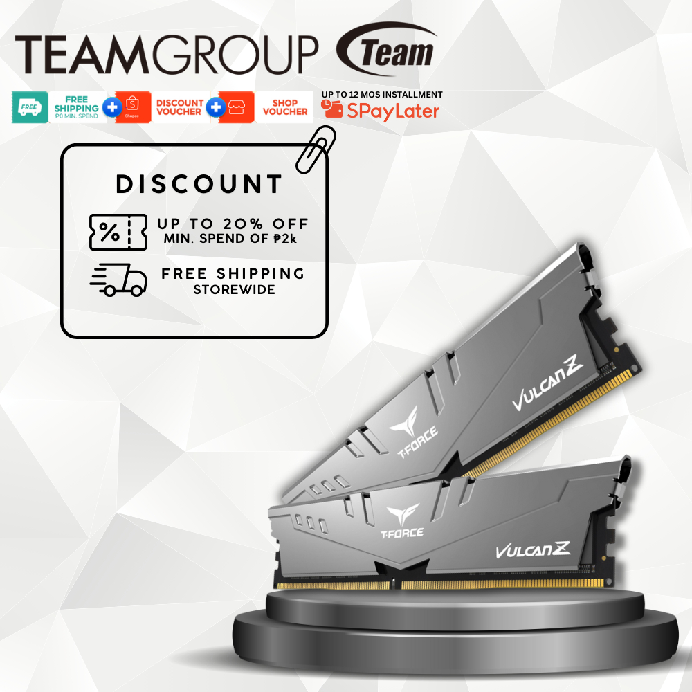 TEAM GROUP VULCAN Z 16GB (2x8GB) | 32GB (2x16GB) 3600 MHz DDR4 CL18 ...