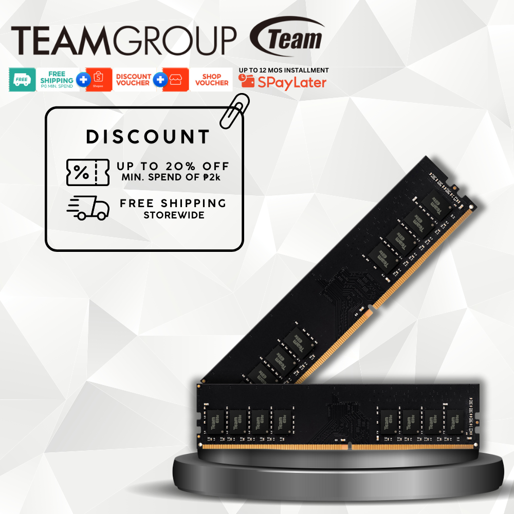 TEAM GROUP ELITE 8GB | 16GB 3200Mhz CL22 DDR4 LO-DIMM Desktop Memory ...