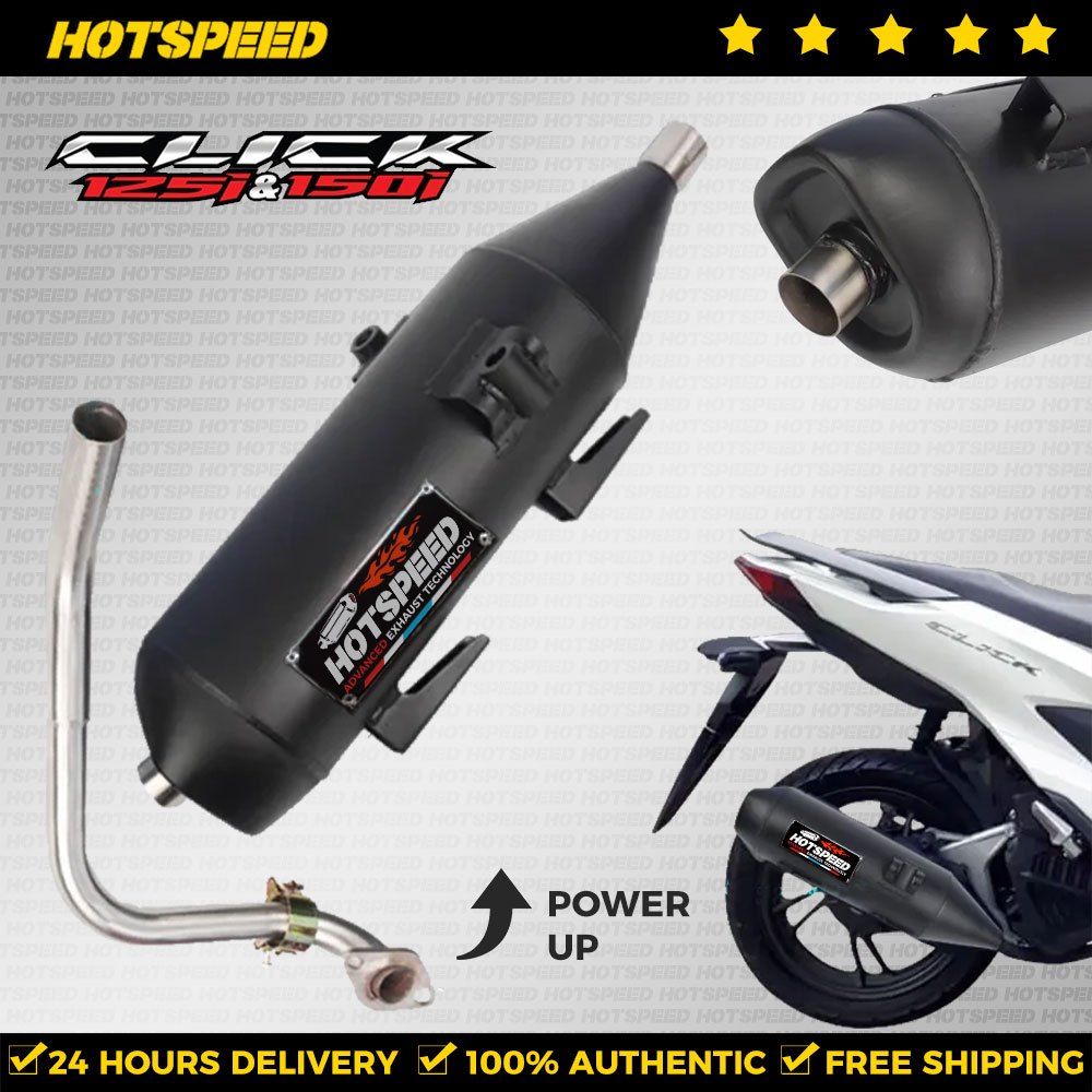 HOTSPEED Muffler Pipe For Click 125i 150i Original Power Pipes V3 With ...